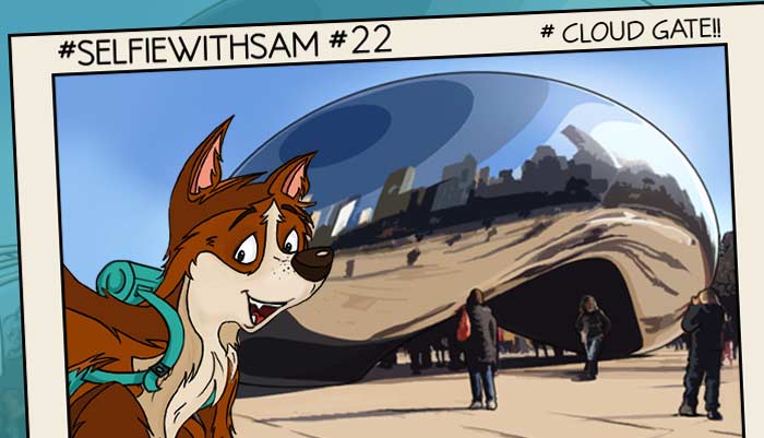 Cloud Gate AKA The Bean, Chicago - Selfie with Sam | Mocomi